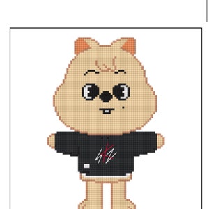 Kpop SKZOO Han Quokka/ Han Cross Stitch Pattern - Etsy