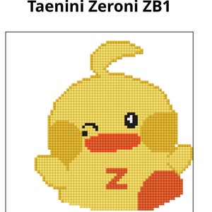 TAENINI Zeroni ZB1 Cross Stitch Pattern - Etsy