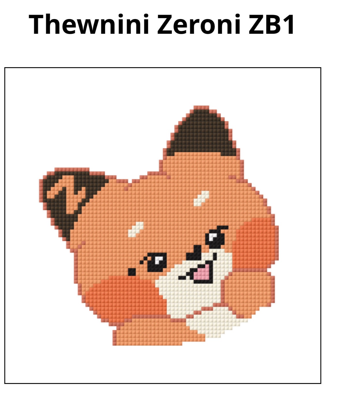 THEWNINI Zeroni ZB1 Cross Stitch Pattern - Etsy