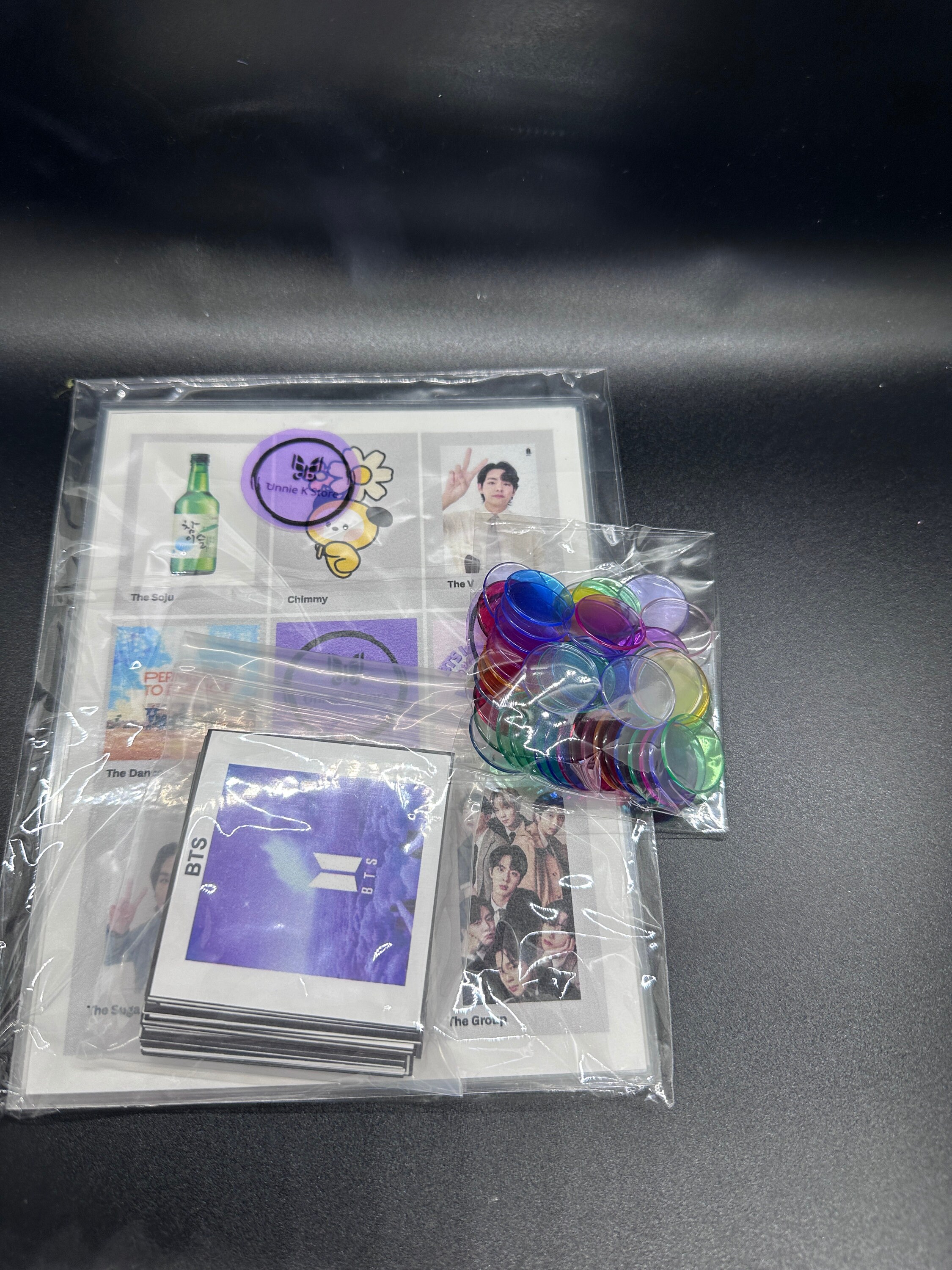 K Pop BTS/BT21 Lotery or Bingo Game - Etsy