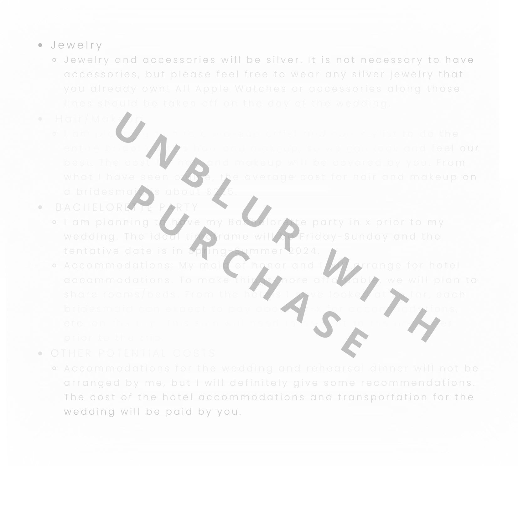 Bridesmaid Proposal Letter and Transparency Letter - Etsy