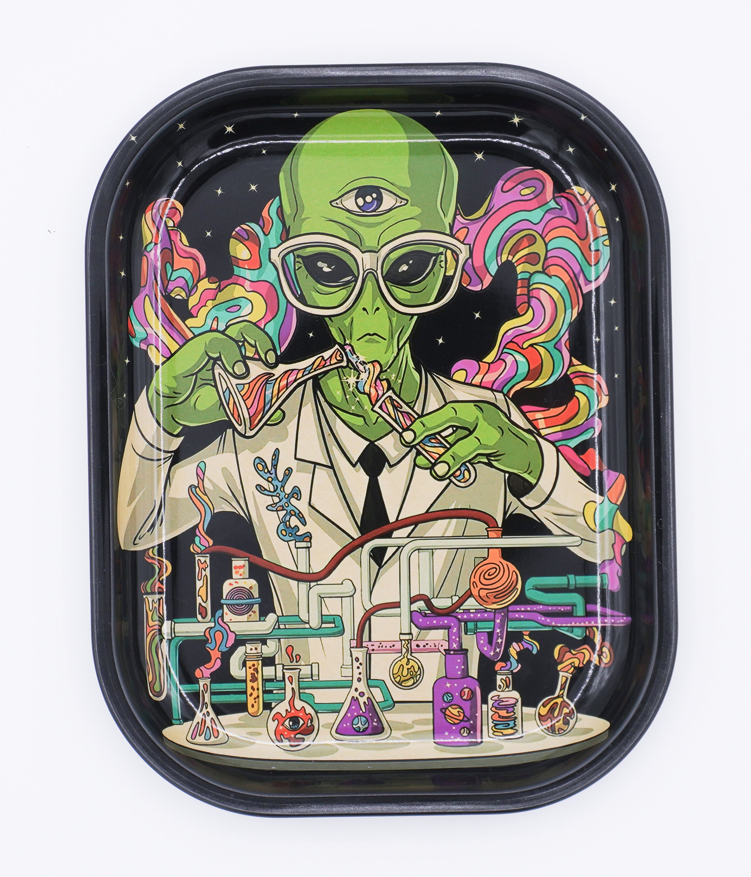 Rolling Tray - Small Alien-inspired With Magnetic Lid Small Rolling ...