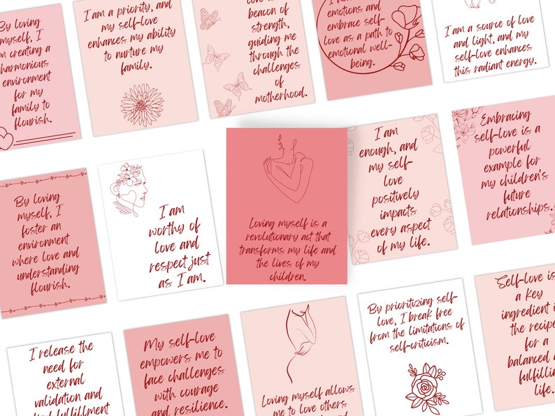 Self-love Gifts Affirmation Cards Personal Growth - Etsy