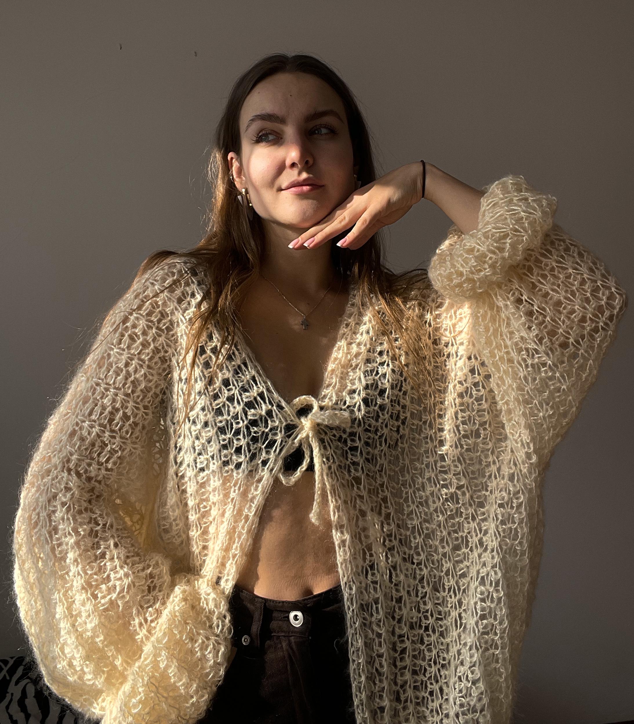Mohair Cardigan Sweater - Etsy Mohair Cardigan Sweater - Etsy
