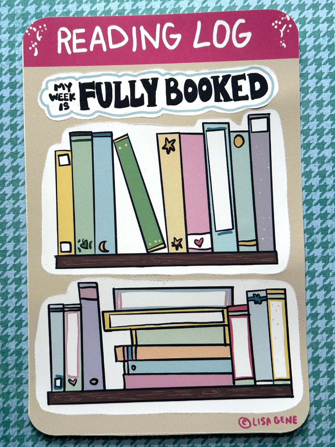 Reading Log Sticker Reading Tracker for Bullet Journal or Notebook ...