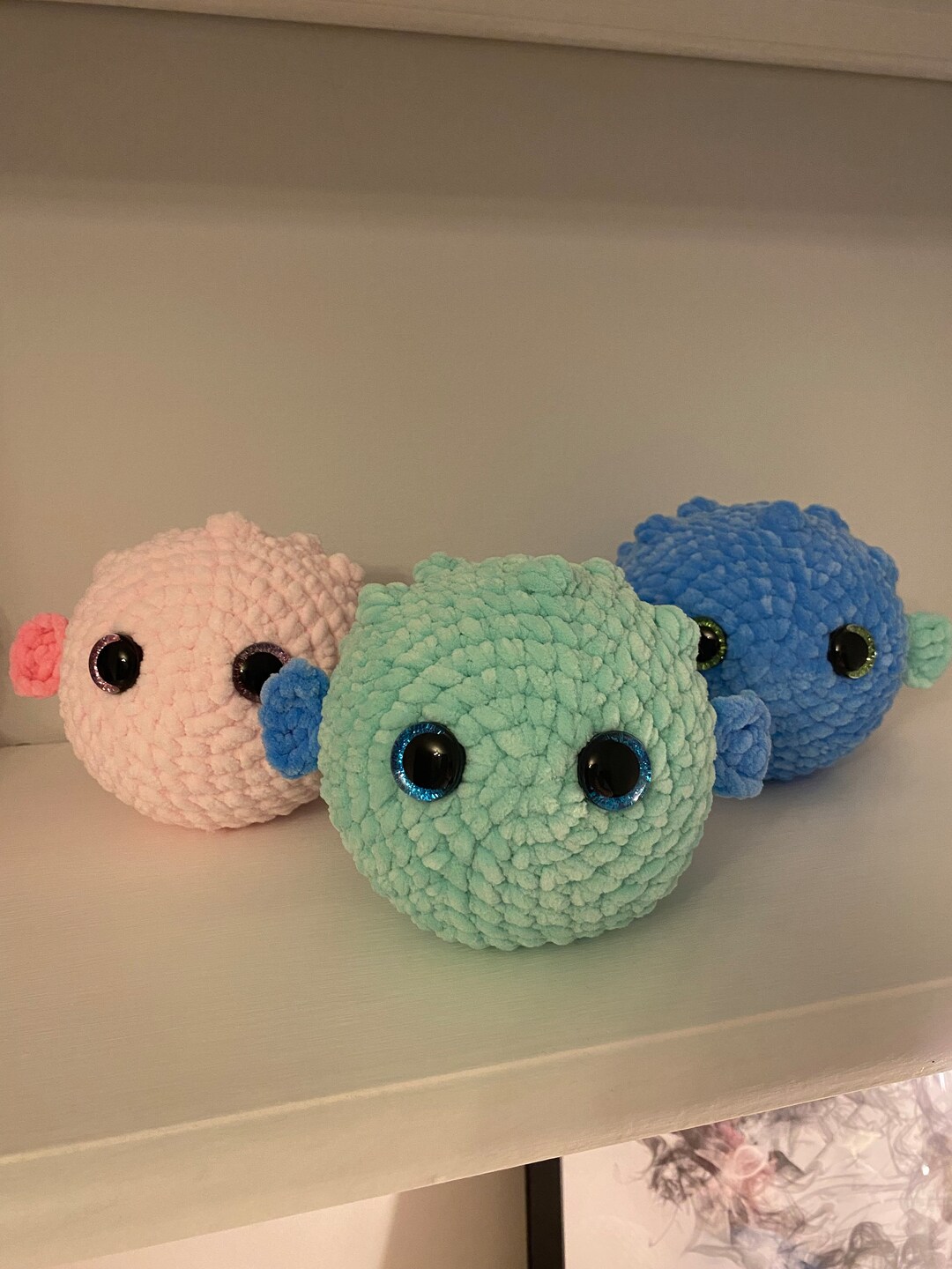 Handmade Crochet Chunky Puffer Fish Plush - Etsy
