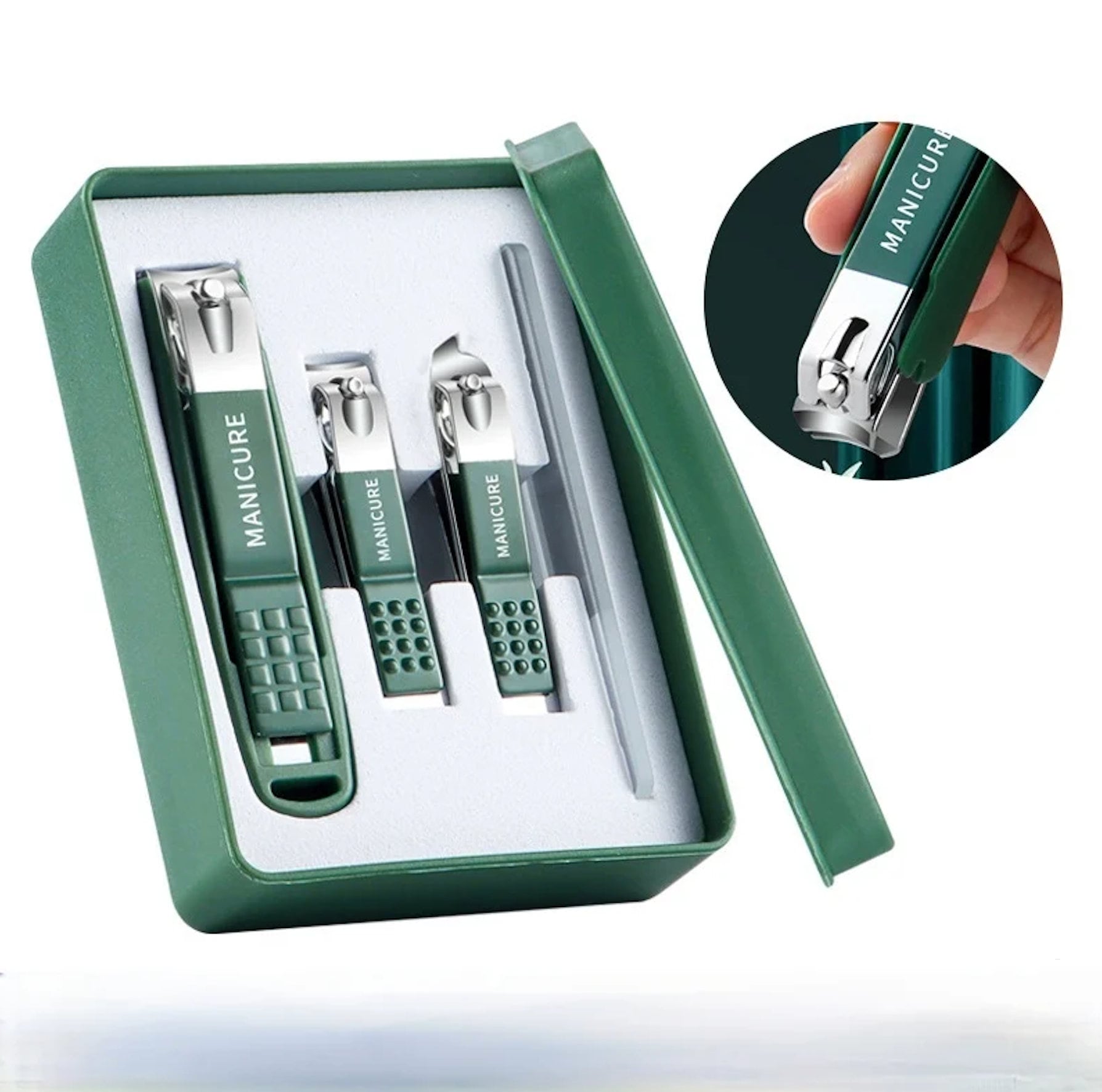 Customized Three Nail Clippers, Stainless Steel Nail Cutter, Toenail ...