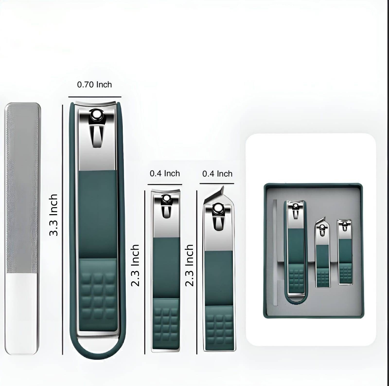 Customized Three Nail Clippers, Stainless Steel Nail Cutter, Toenail ...