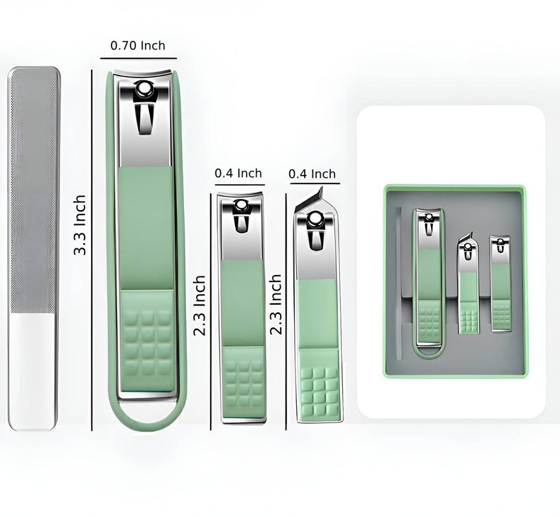 Customized Three Nail Clippers, Stainless Steel Nail Cutter, Toenail ...