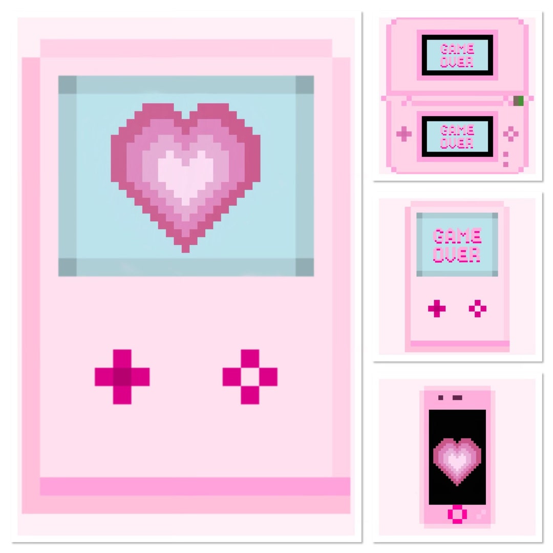Y2k ANIMATED SCREENSAVER Kawaii 90s Pixel Art Heart - Etsy