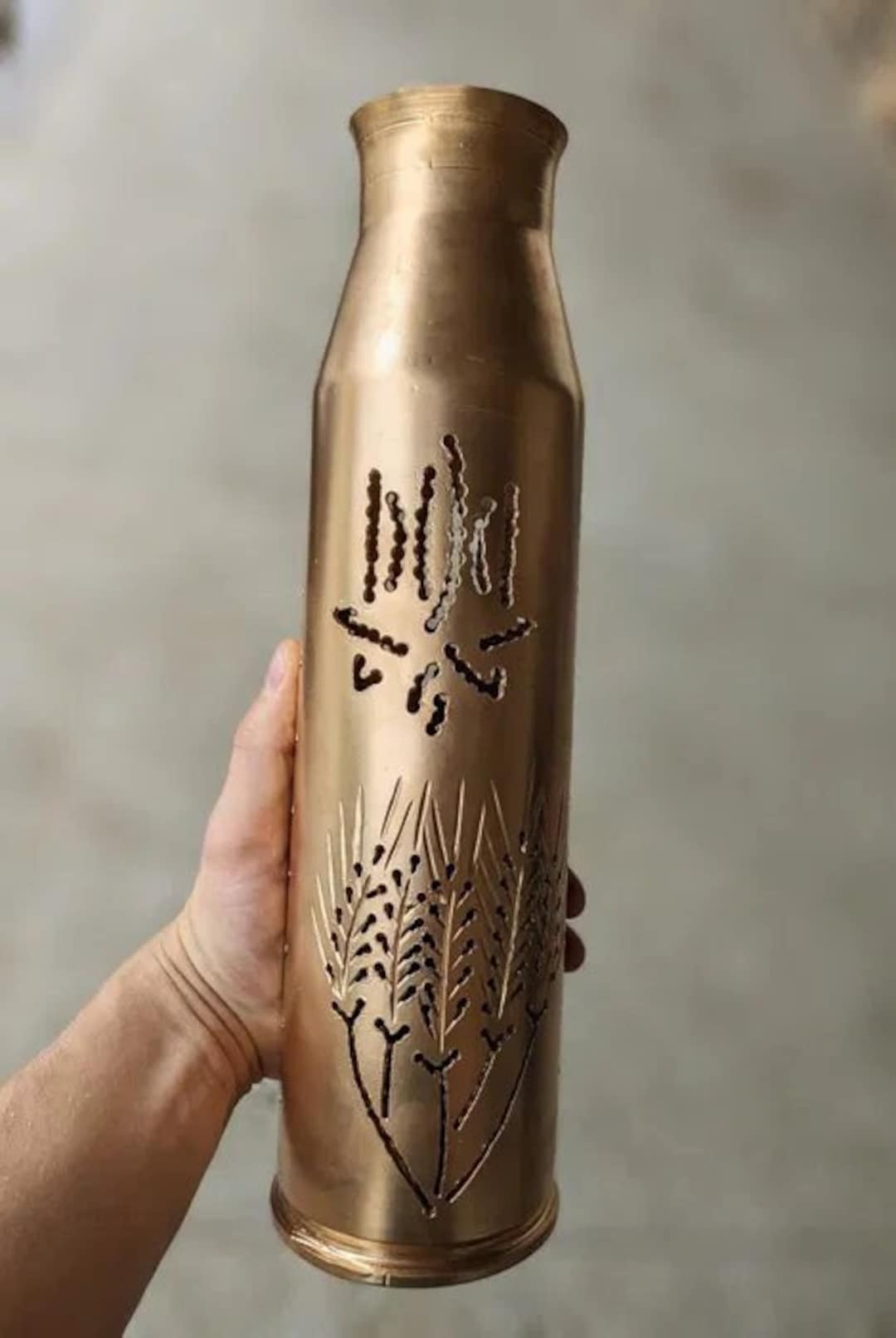 Vase Made From the Casing of an Artillery Shell - Etsy