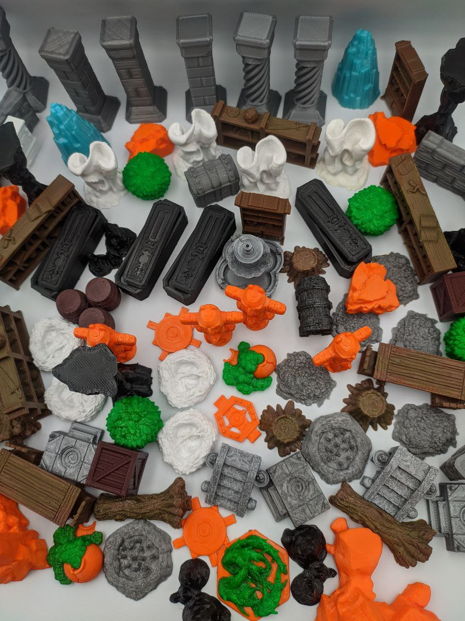 Full Scenery Set for Gloomhaven 139 Terrain Pieces, Set of 3D Elements ...