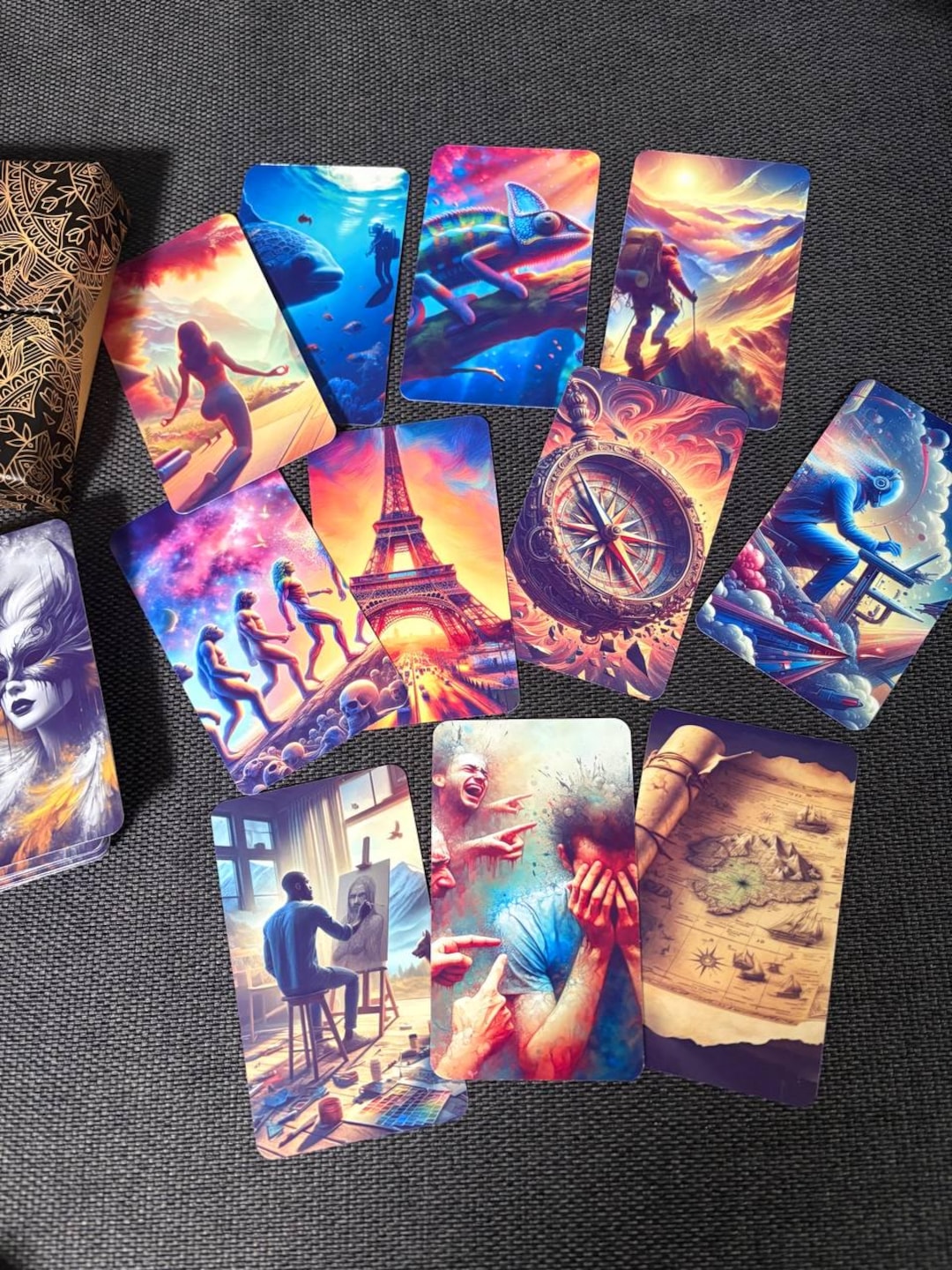 Associative Metaphor Cards "path to Self", Contemplative System Cards ...