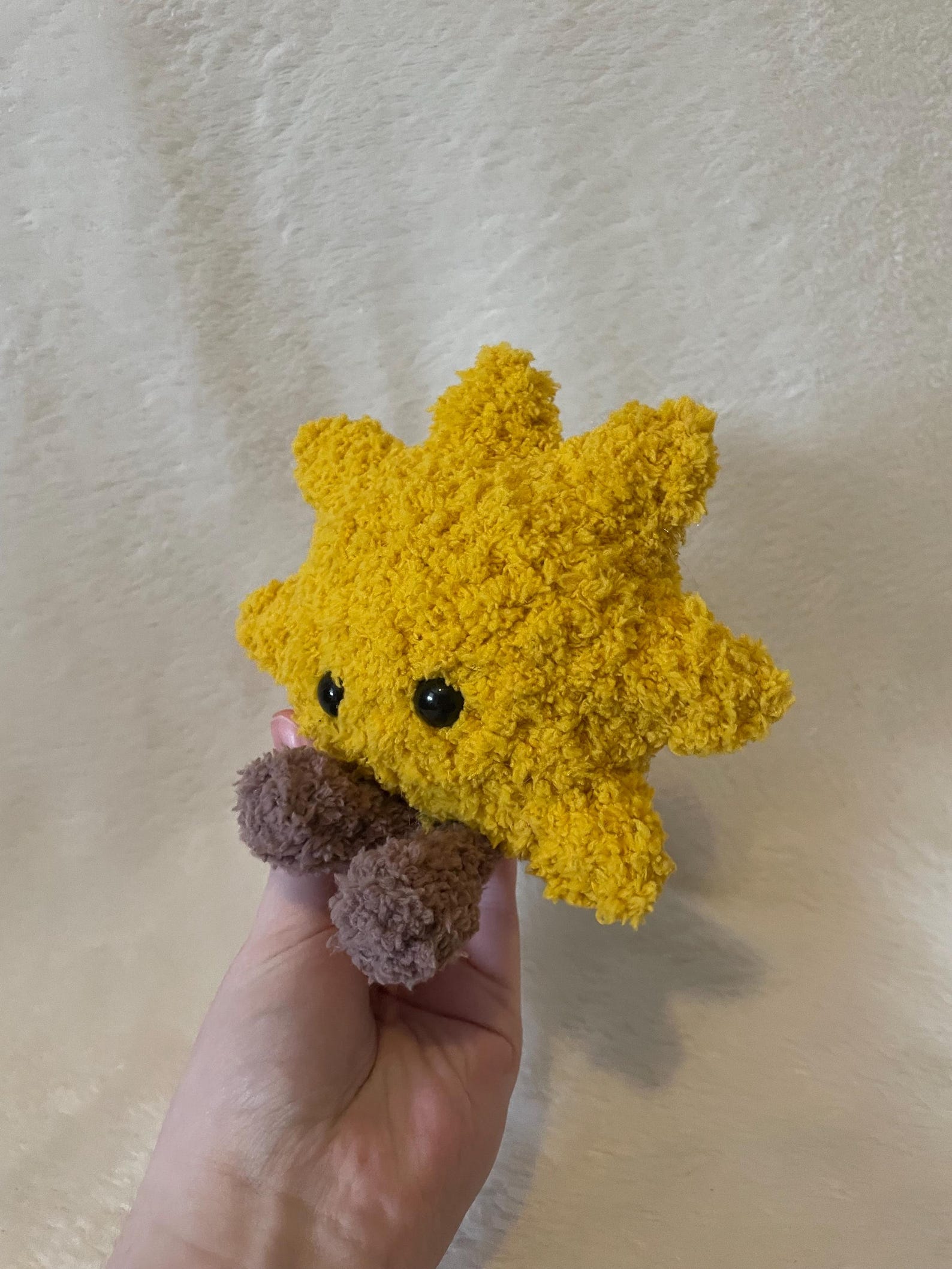 Fluffy Sun Crochet Plush, Sunshine Jellycat Inspired Toy, Handmade ...