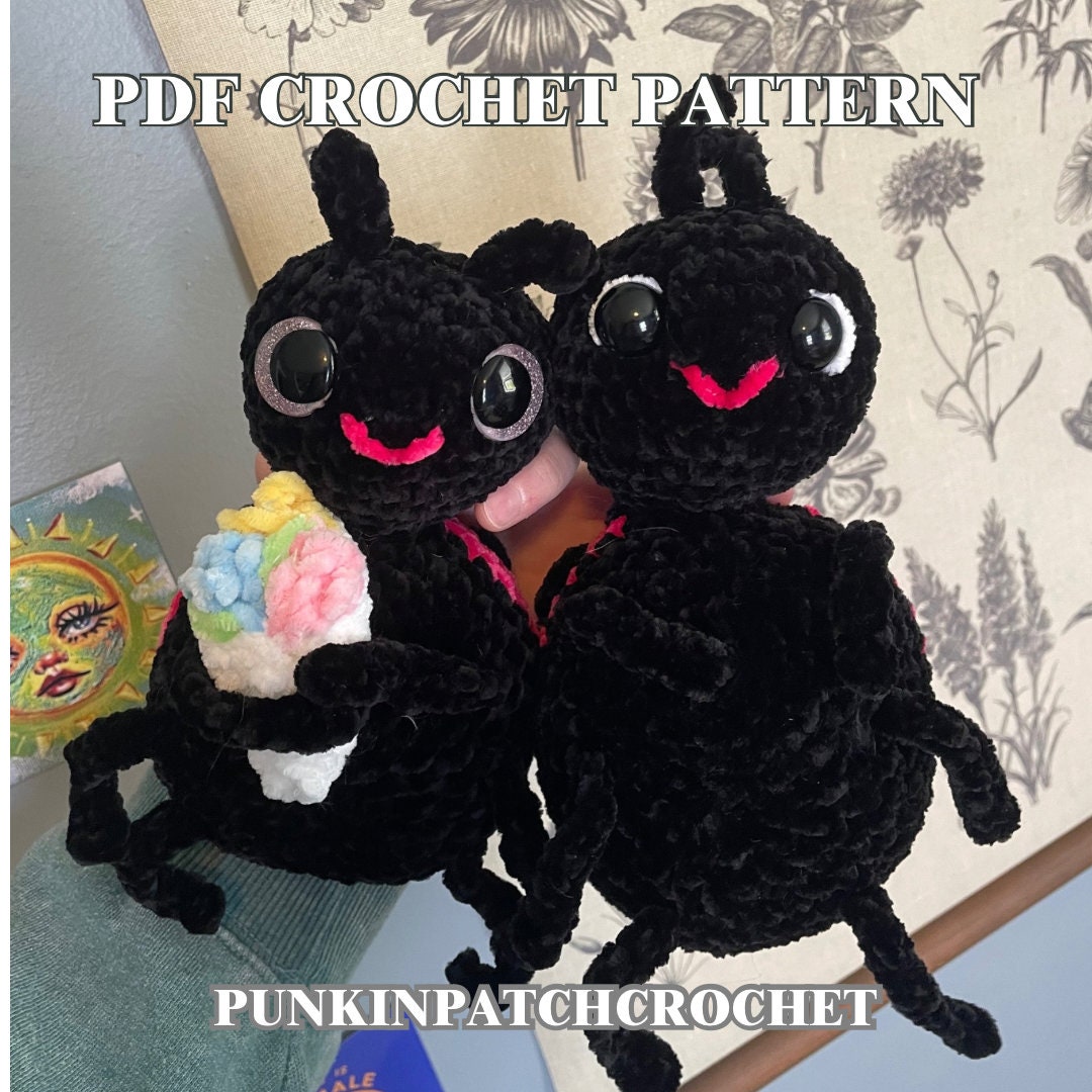 Lizzy the Ladybug PDF Crochet Pattern, No Sew Bug Pattern - Etsy