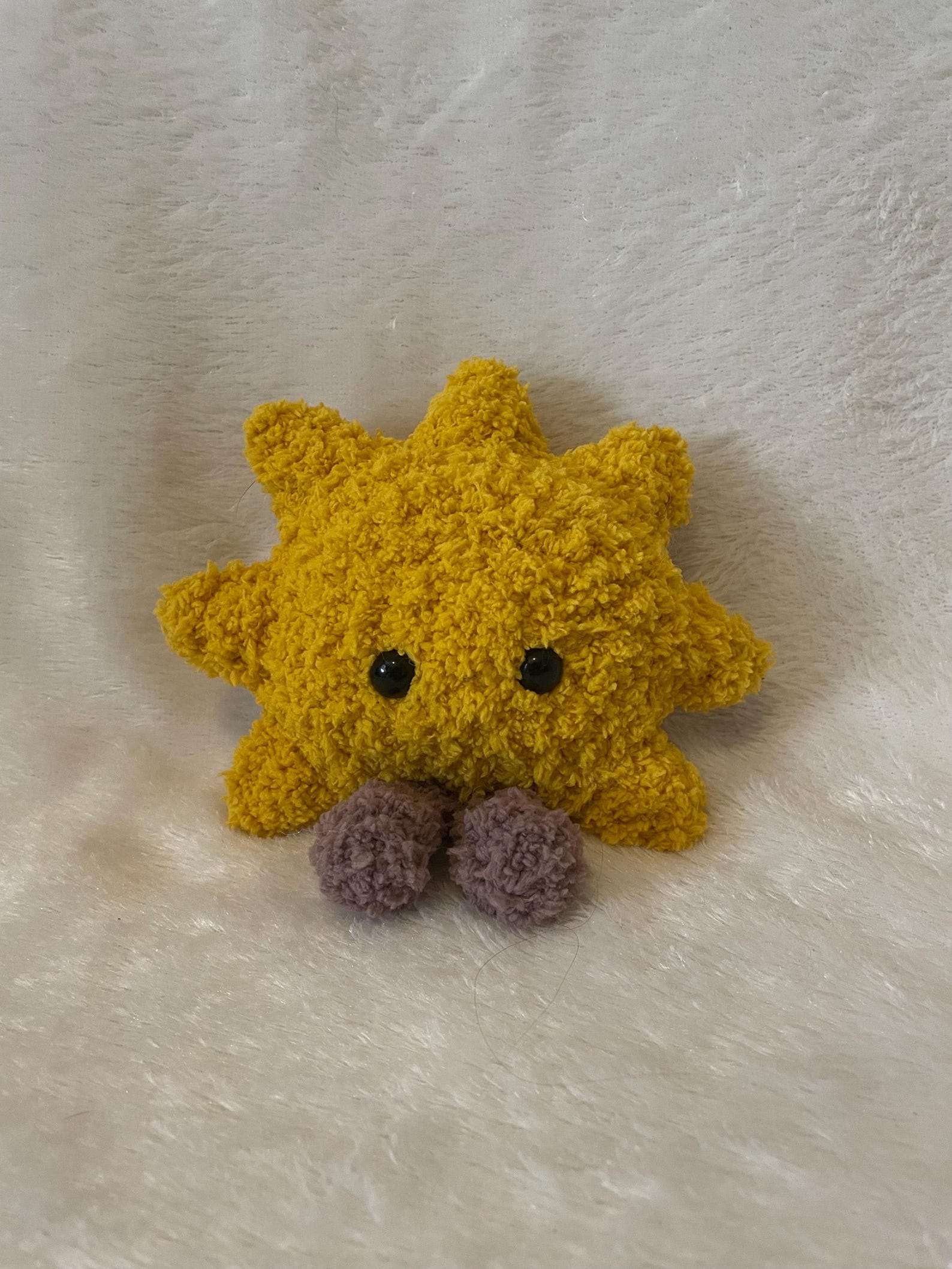 Fluffy Sun Crochet Plush, Sunshine Jellycat Inspired Toy, Handmade ...