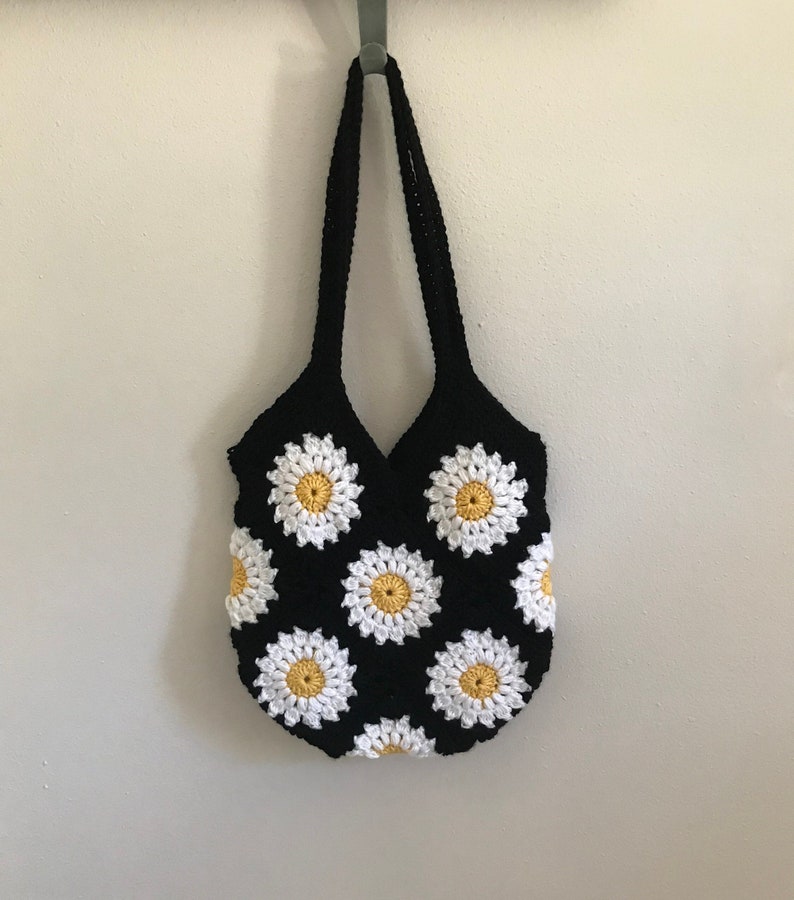 Daisy Crochet Bag - Etsy