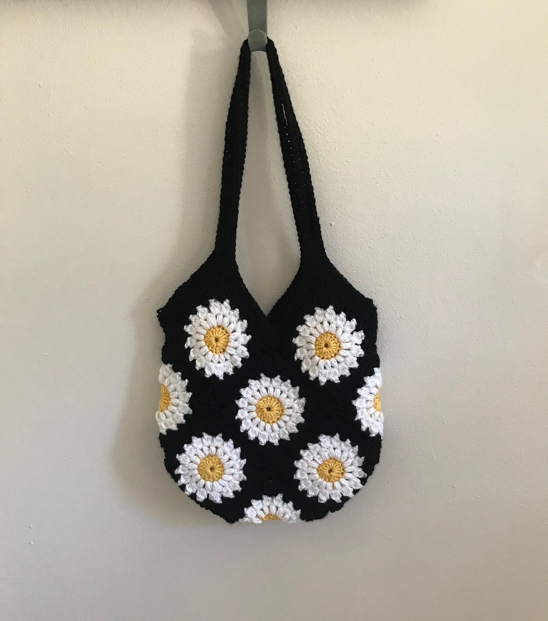 Daisy Crochet Bag - Etsy