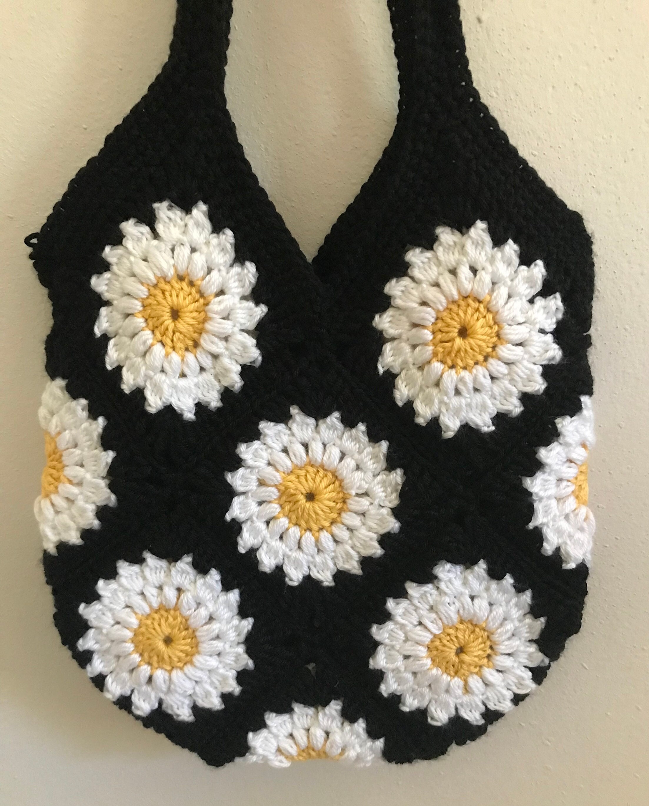 Daisy Crochet Bag - Etsy