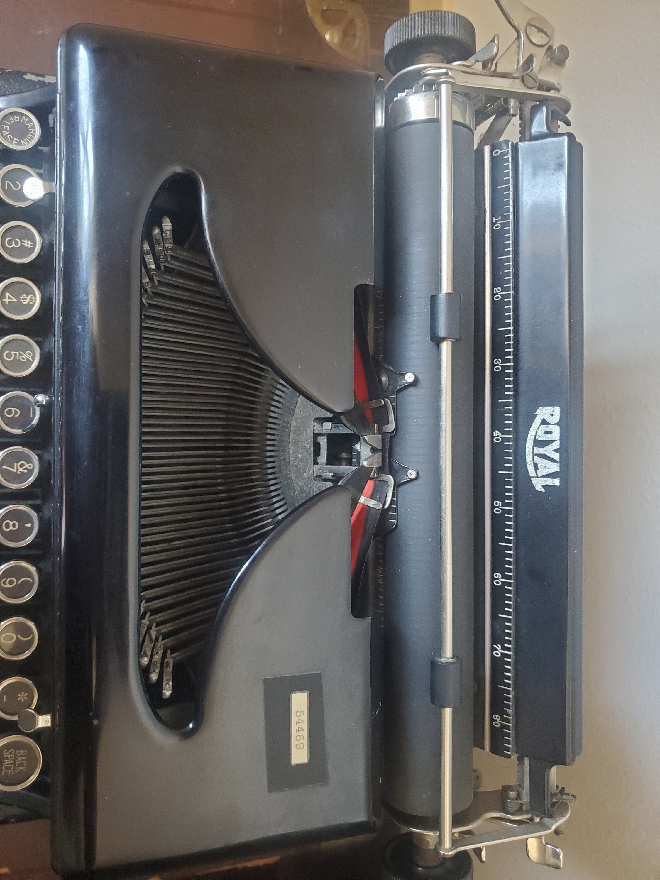 Vintage Royal Black Typewriter - Etsy