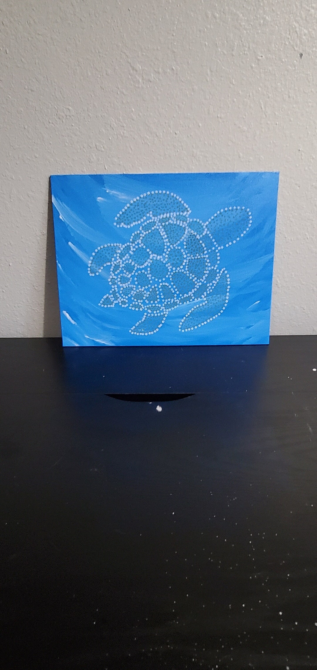 Turtle Dot Art - Etsy