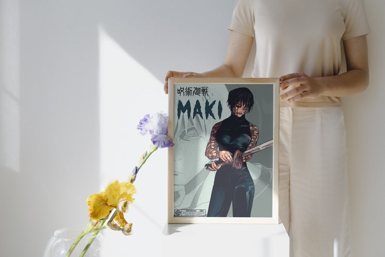 Poster Maki & Toji - Jujutsu Kaisen - Etsy UK