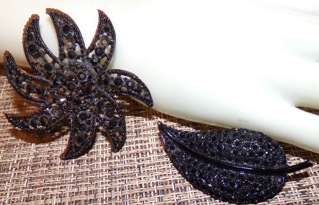 One Unusual Signed LJM Pin and One Unsigned Pin for Repair of Missing Stones - Etsy