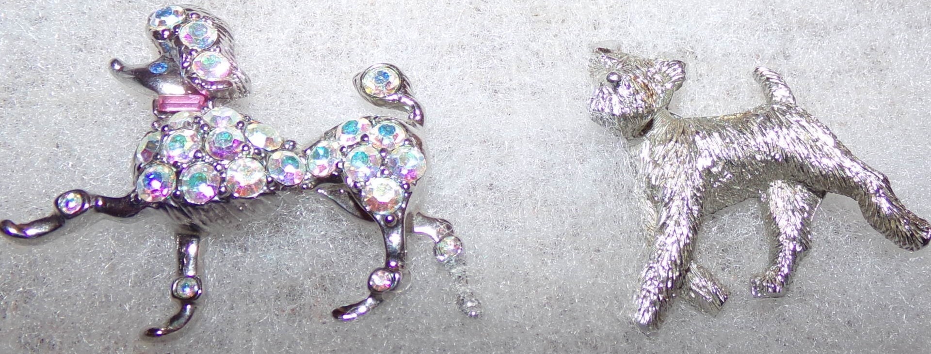 Beautiful Trifari and Boucher Dog Pin Lot-fun - Etsy