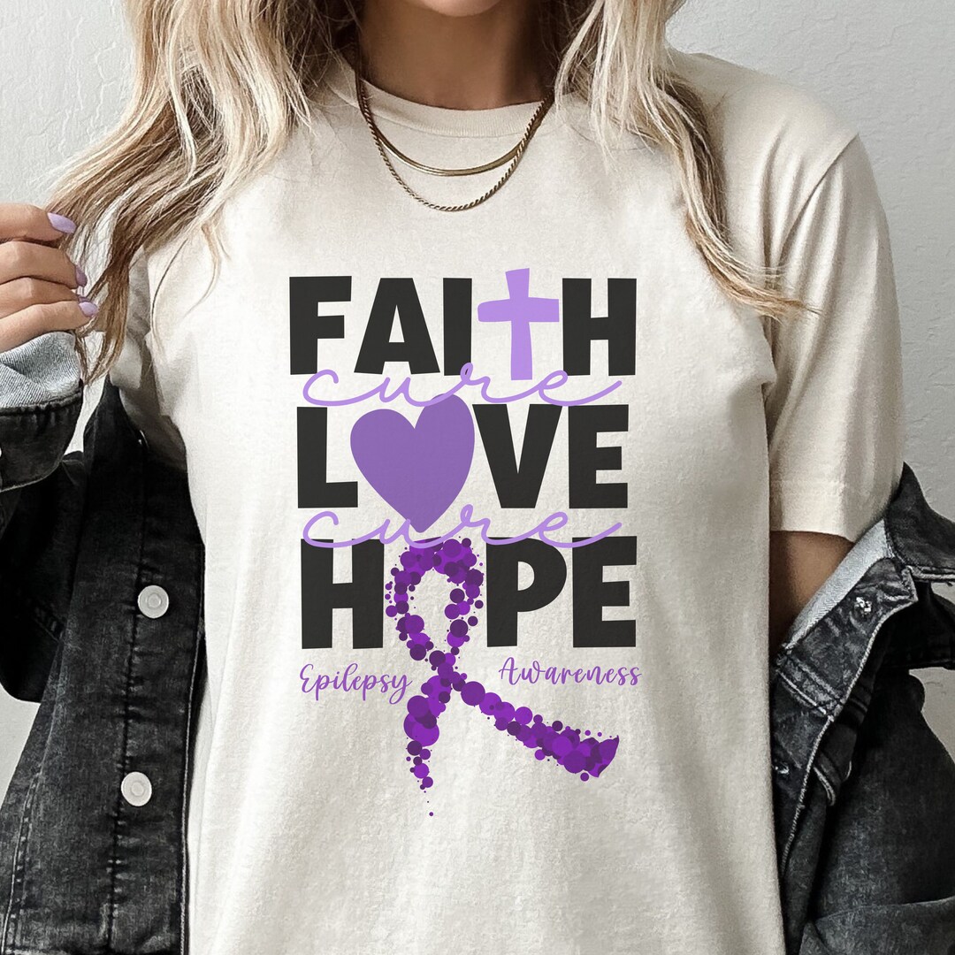 Epilepsy Awareness Shirt,epilepsy Gift,motivational Tee for Epilepsy ...