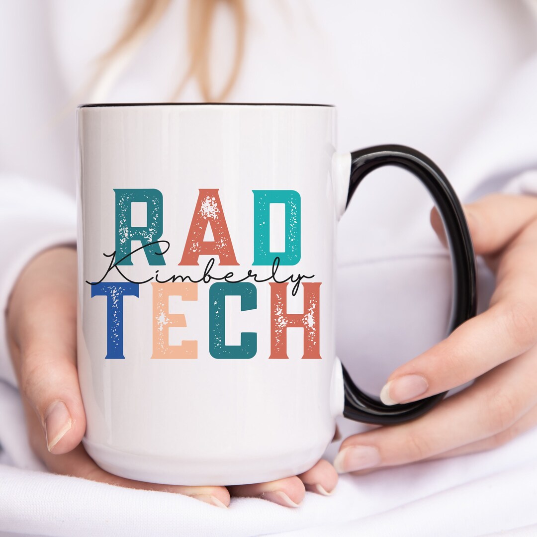 Personalized RAD Tech Mug, Custom RAD Tech Coffee Mug, RAD Tech Gift ...