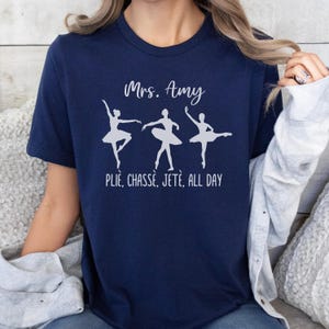 Custom Dance Teacher Shirt,dance Shirt, Dance Teacher Gift for Dancer ...