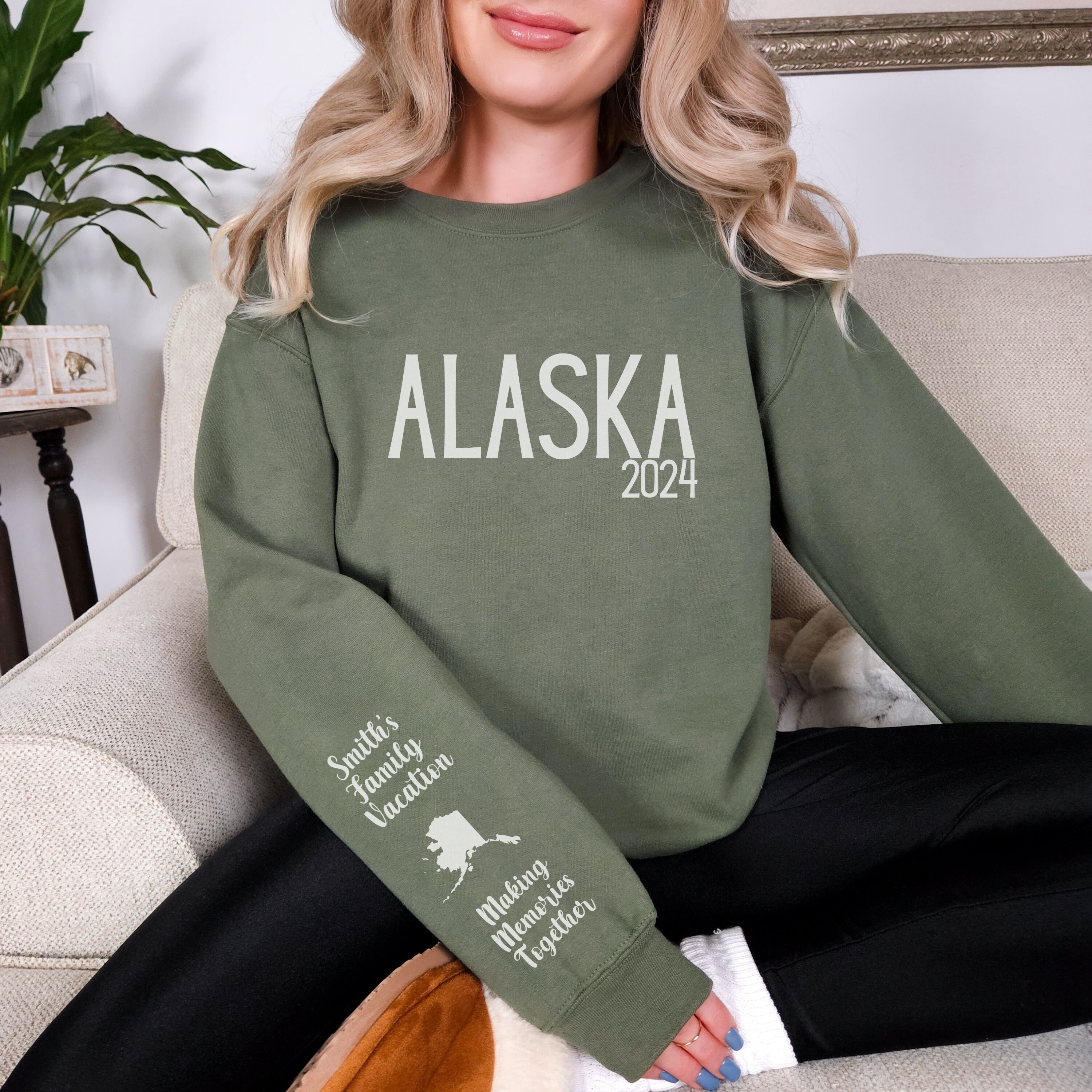 Personalized Alaska Sweatshirt, Alaska Cruise Sweatshirt, Alaska ...