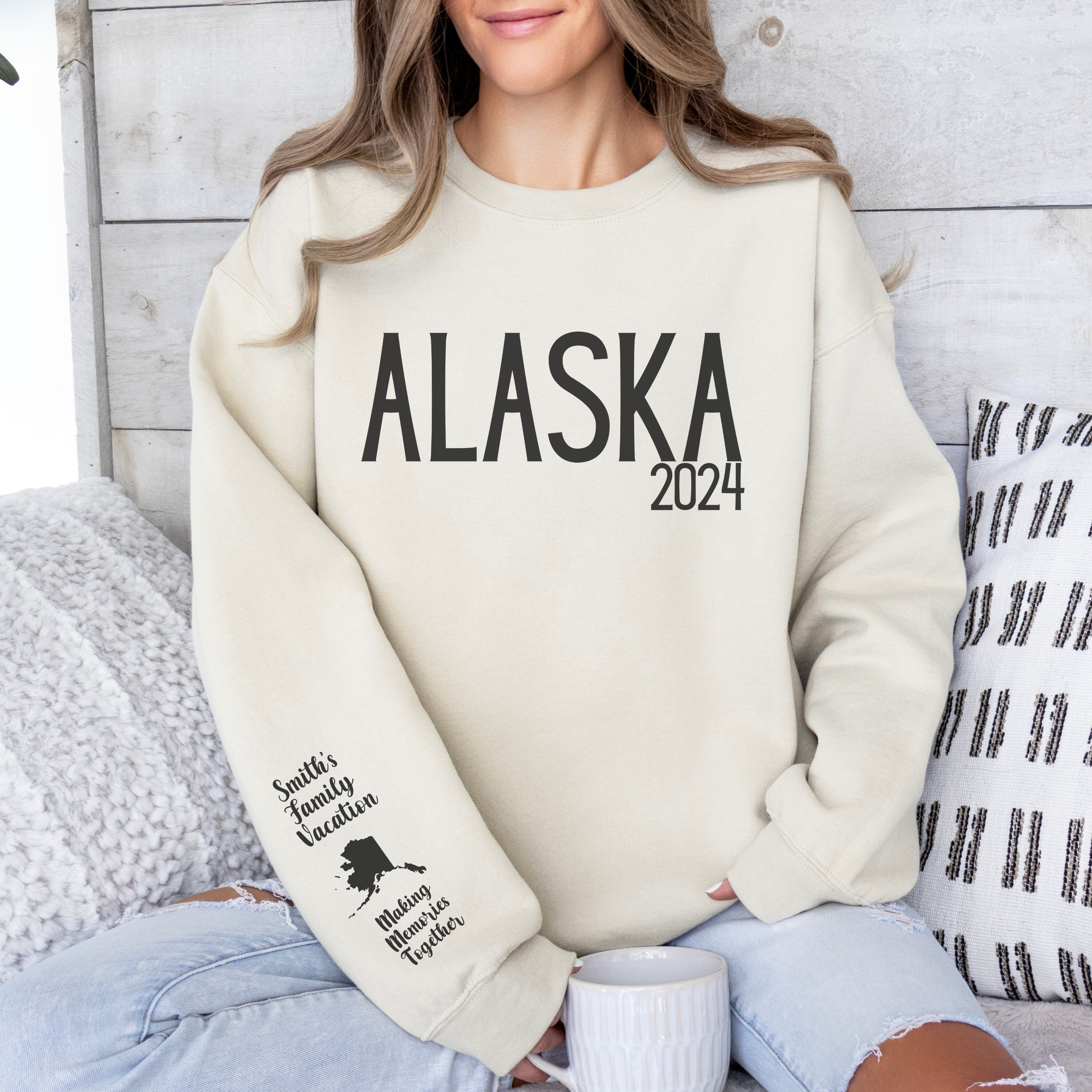 Personalized Alaska Sweatshirt, Alaska Cruise Sweatshirt, Alaska ...