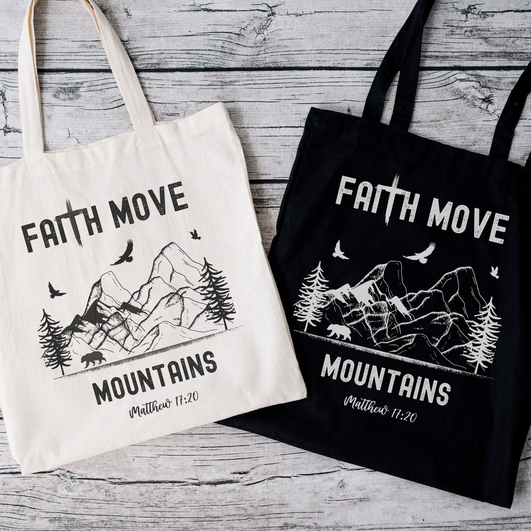 Christian Tote Bag for Bible Bag, Religious Bags, Faith Tote Bag ...