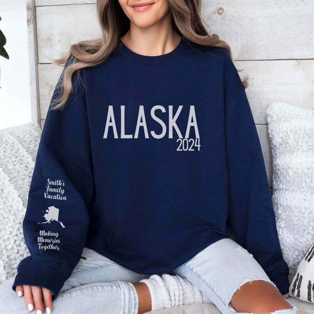 Personalized Alaska Sweatshirt, Alaska Cruise Sweatshirt, Alaska ...