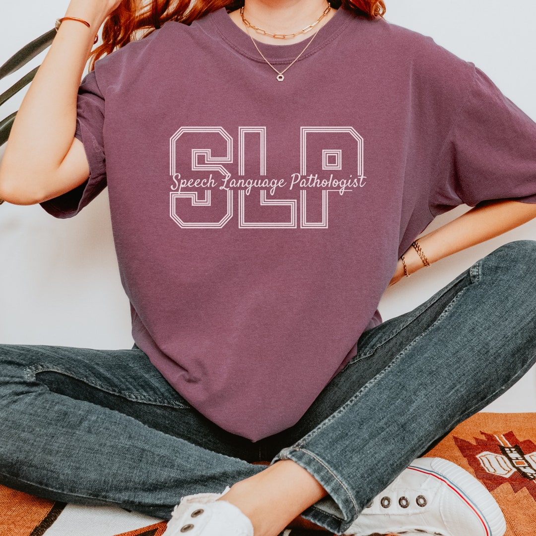 SLP Shirt,speech Language Pathologist Shirt, Speech Therapist Shirt ...
