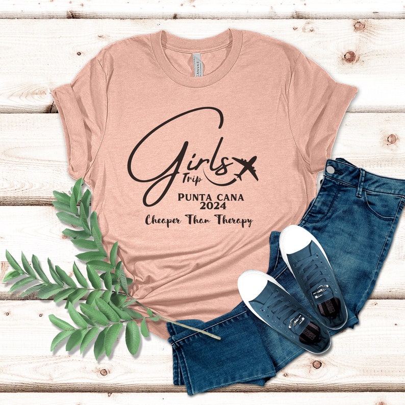 Custom Destination Girls Trip 2024 Shirt,personalized Girls Weekend ...