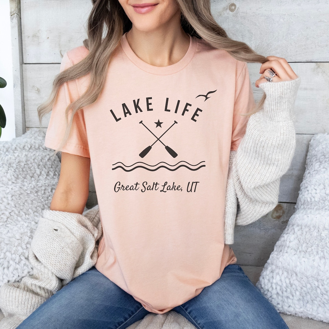 Custom Lake Life Shirt,personalized Lake Vacation Shirt,lake Life ...