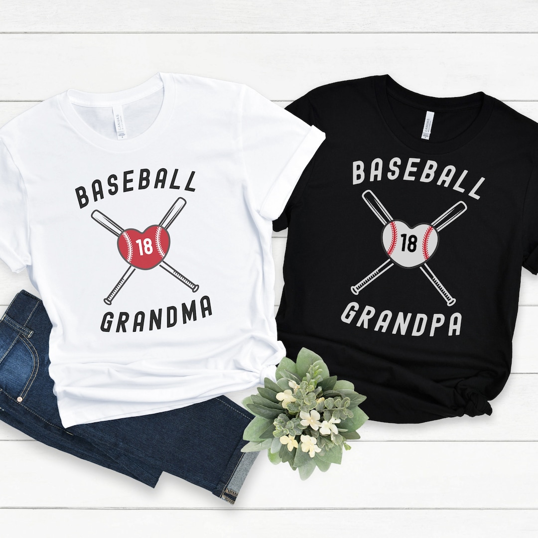Baseball Grandma Shirt, Custom Baseball Grandma Shirt With Number ...