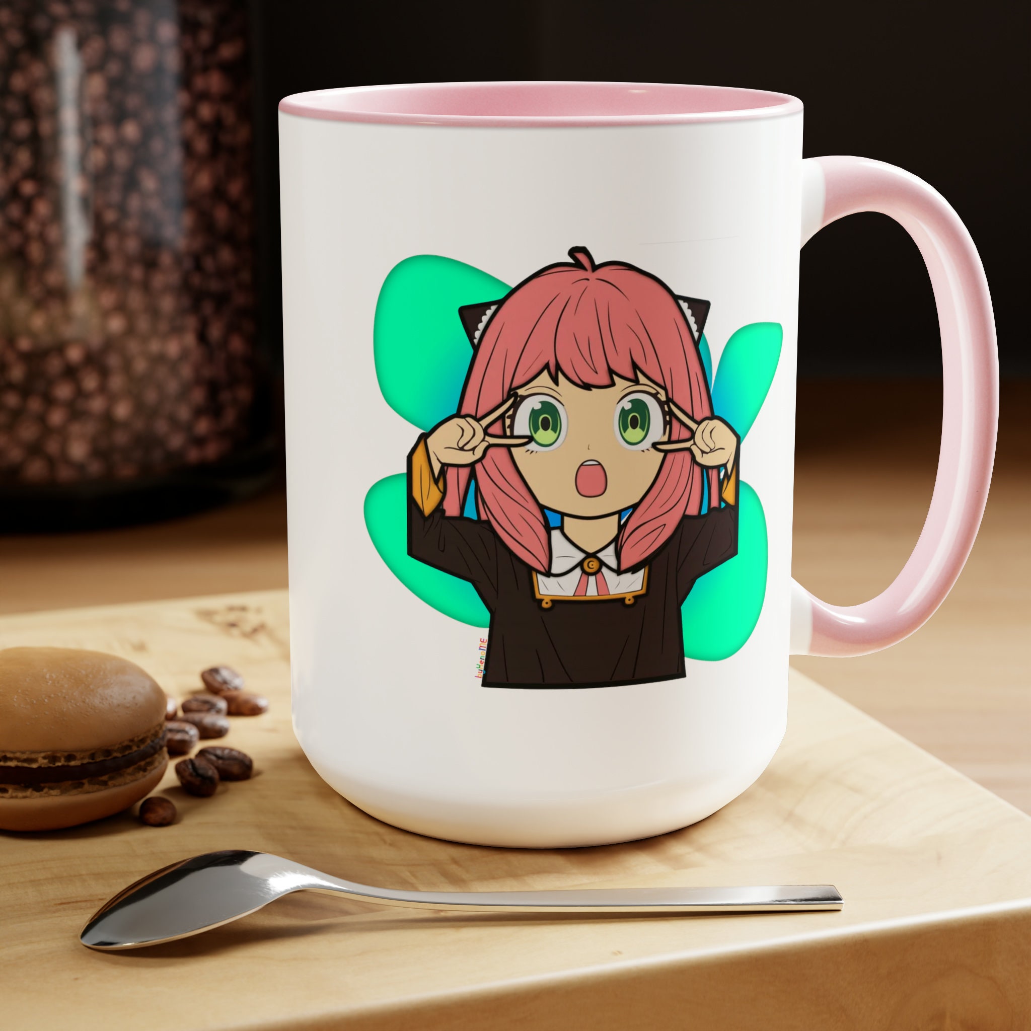 Anya Forger From Spy X Family : Two-tone Coffee Mugs, 15oz - Etsy