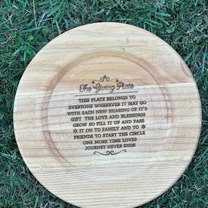 The Giving Plate - Etsy