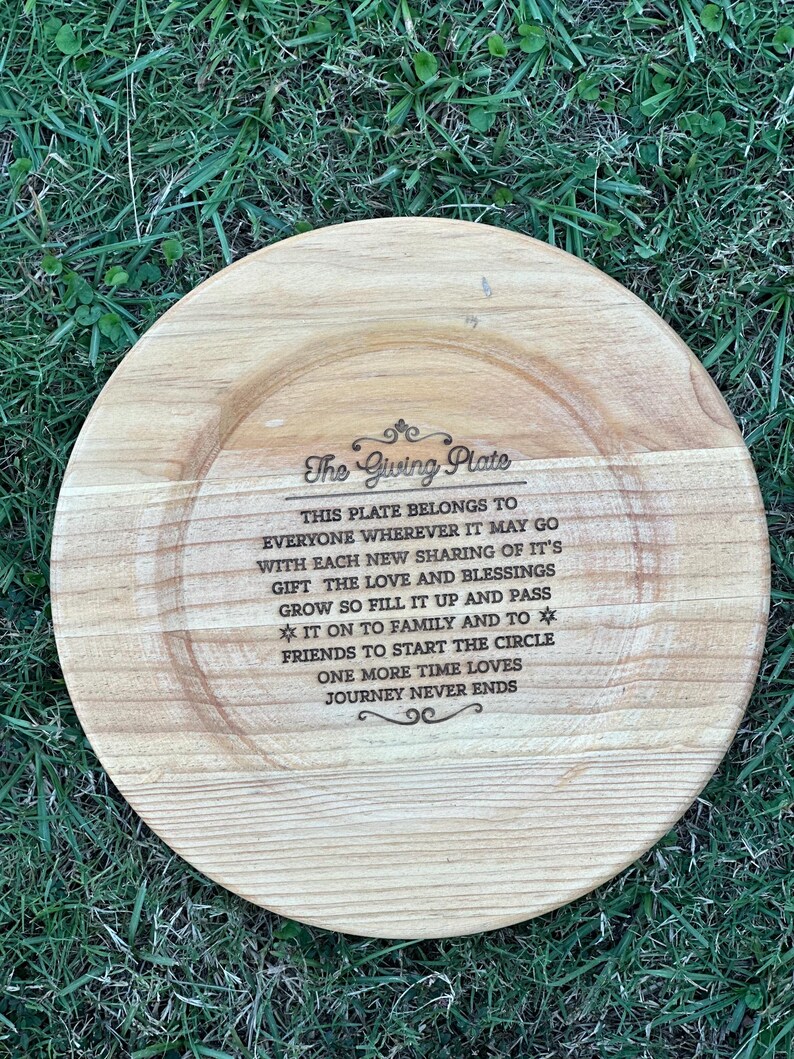 The Giving Plate - Etsy