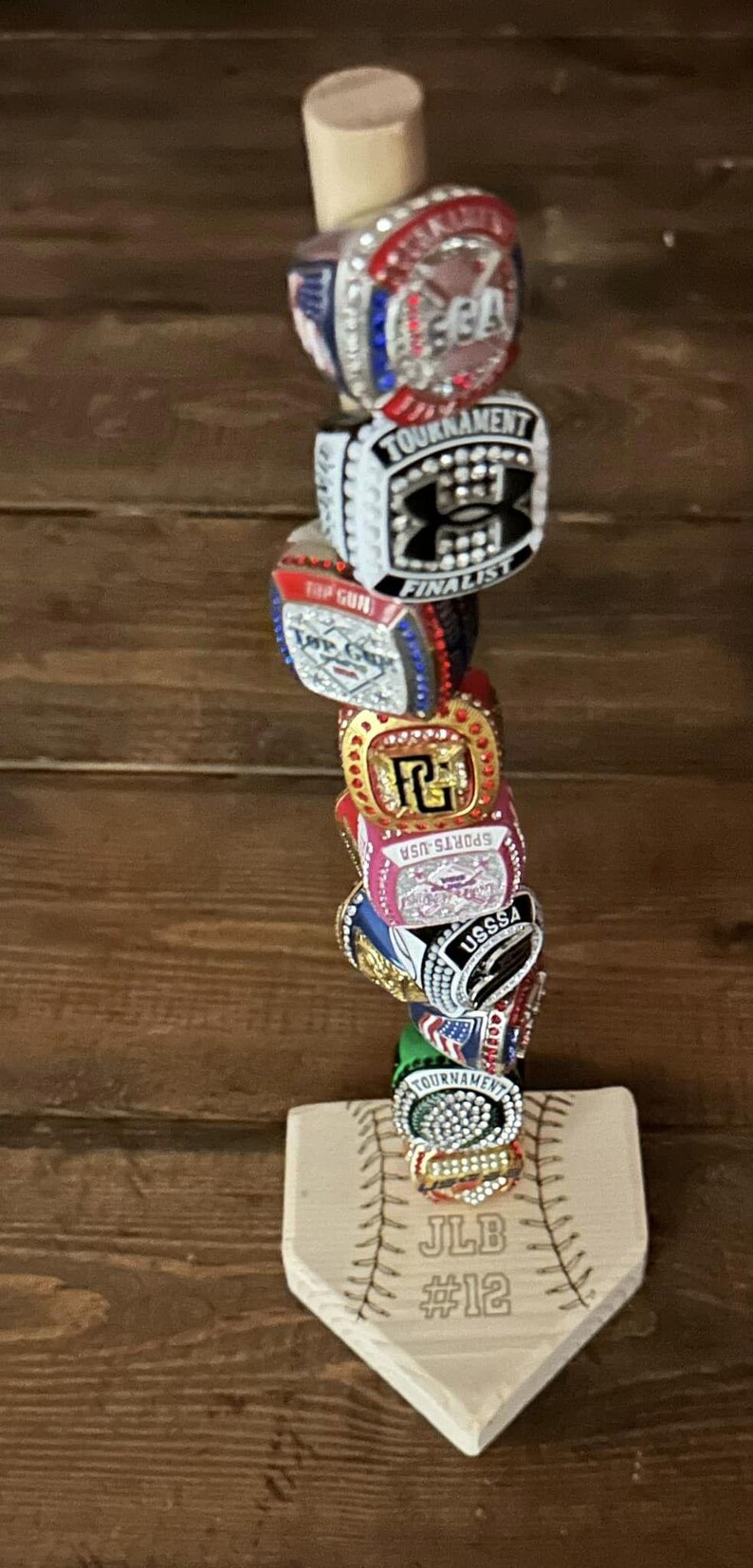 Baseball Custom Ring Holder - Etsy