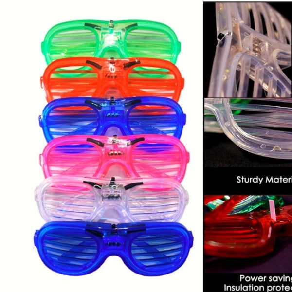 Glow Party Glasses - Etsy