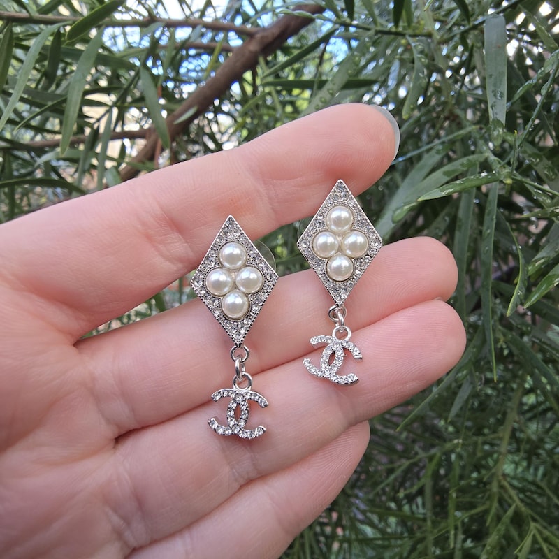 Vintage Chanel Silver - Etsy