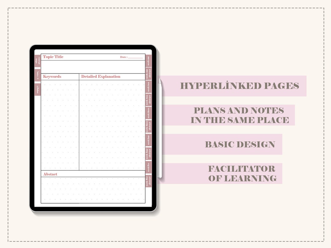 PLANNER NOTEBOOK - Etsy