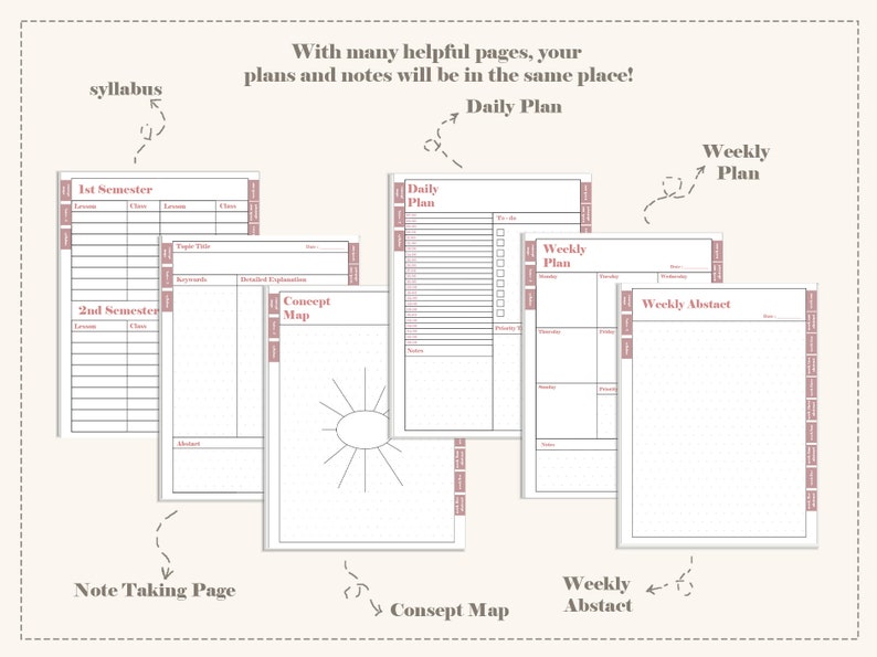 PLANNER NOTEBOOK - Etsy
