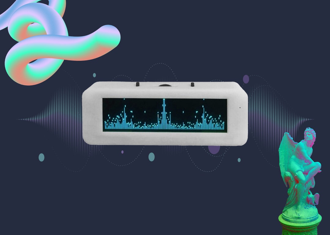 AUDIOVISION Ultimate OLED Soundwave Visualizer Real-time Spectrum ...