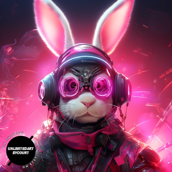 Rabbit Clip Art - Etsy