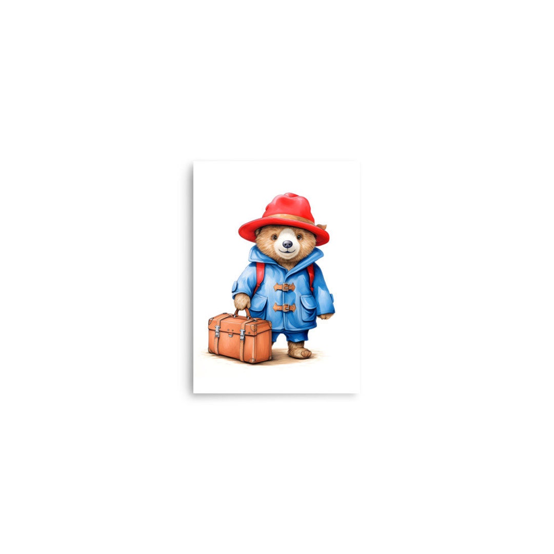 Paddington Bear Poster Paddington Bear Print London Bear - Etsy
